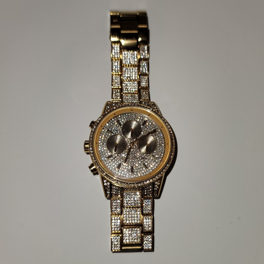 Michael Kors Gold - Tone Oversized Watch - Gem
